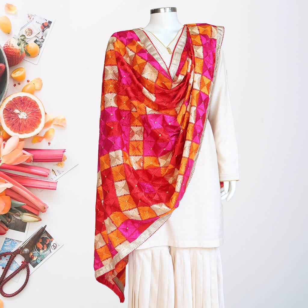 Baag Phulkari - Best Sikh Turbans | Sardar Pagri Online