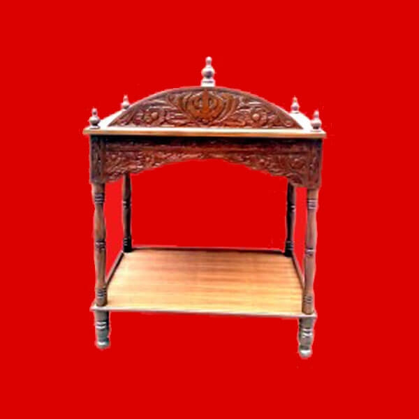 Wood Carving Palki Sahib - Medium Size - For Guru Granth Sahib Ji ...