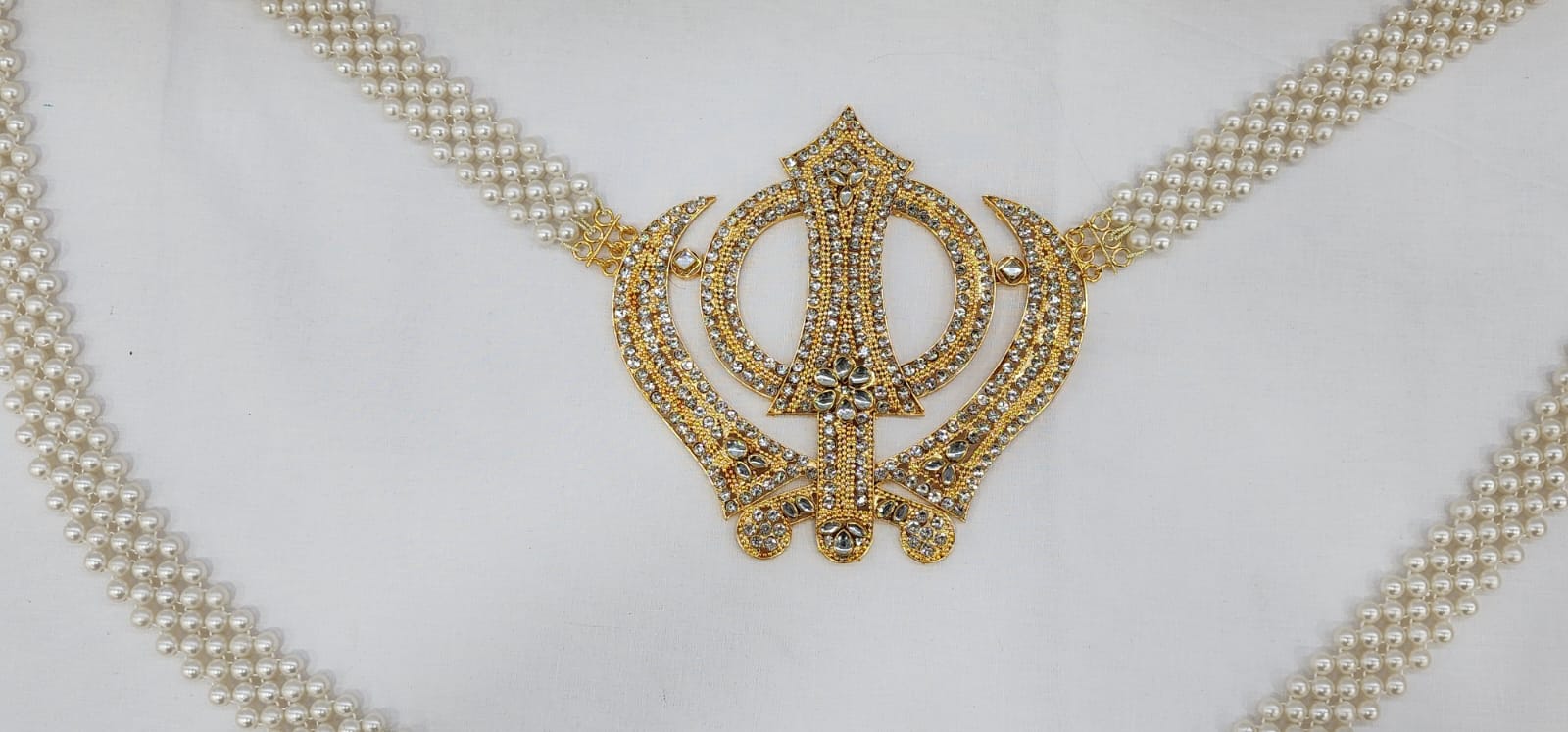 PALKI HAAR STUDDED WITH STONES – Best Sikh Turbans | Sardar Pagri Online