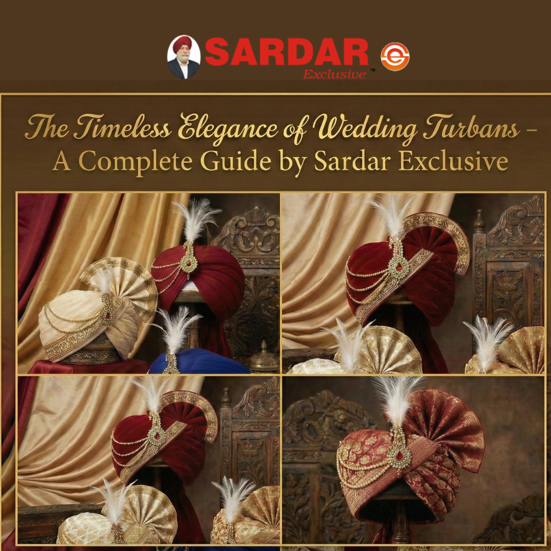 The Timeless Elegance of Wedding Turbans – A Complete Guide by Sardar ...